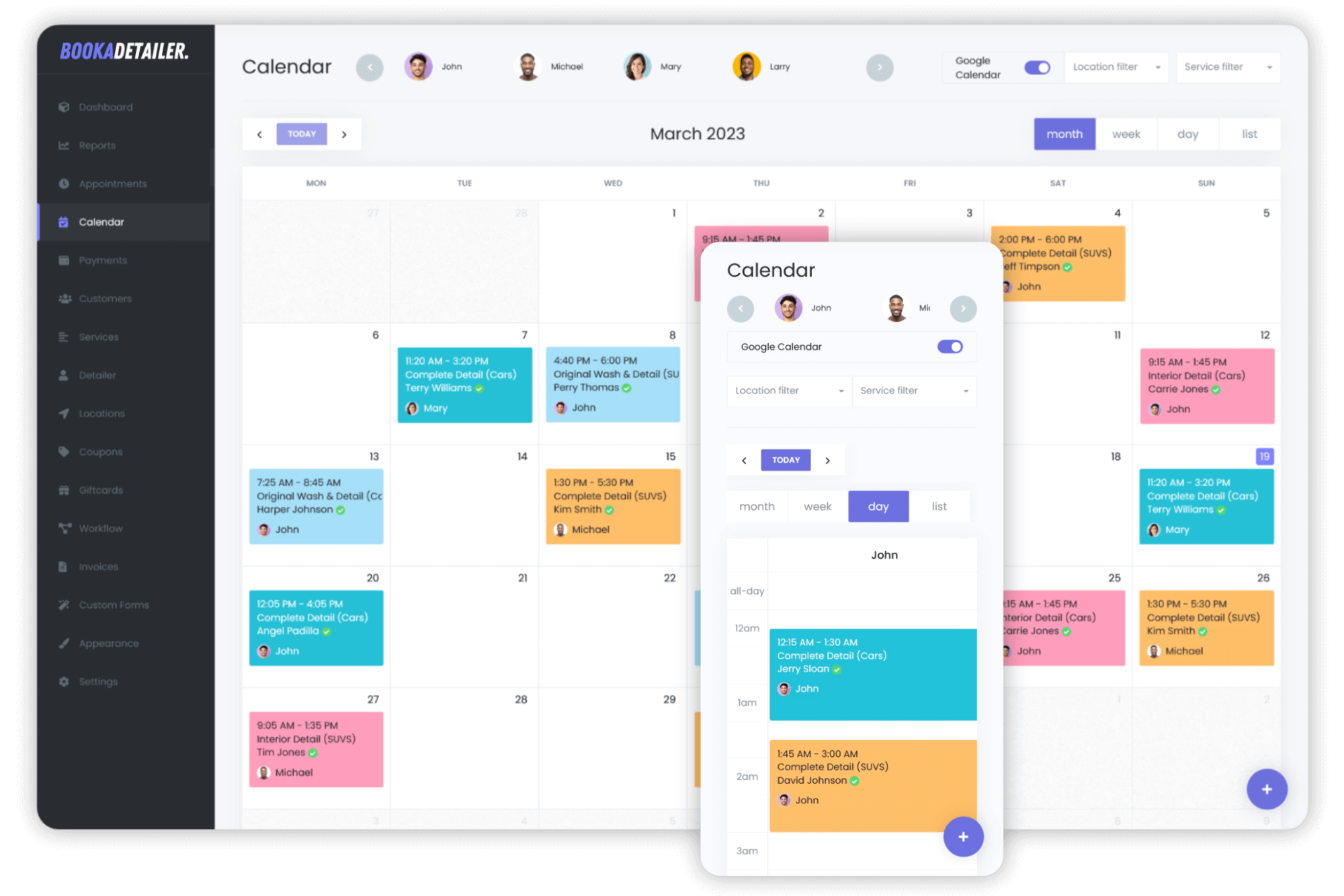 auto detailing software